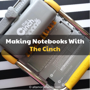How To Make Mini Notebooks With The Cinch