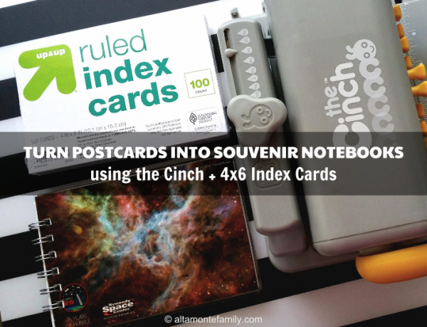 DIY Mini Notebooks With The Cinch | Altamonte Family
