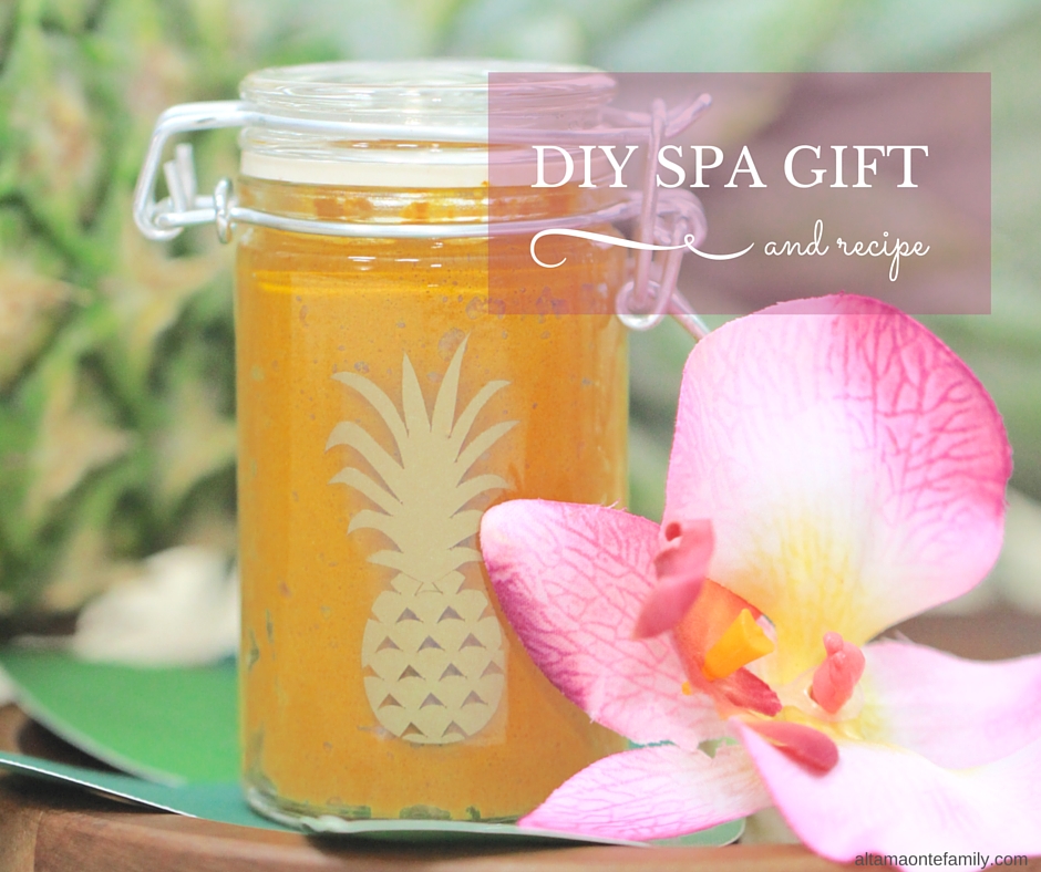 DIY Spa Gift + 2-Ingredient Eye Mask Recipe