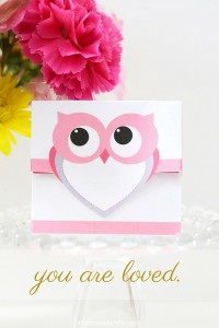 Free Printable Treat Bag {Valentines Day Owl}