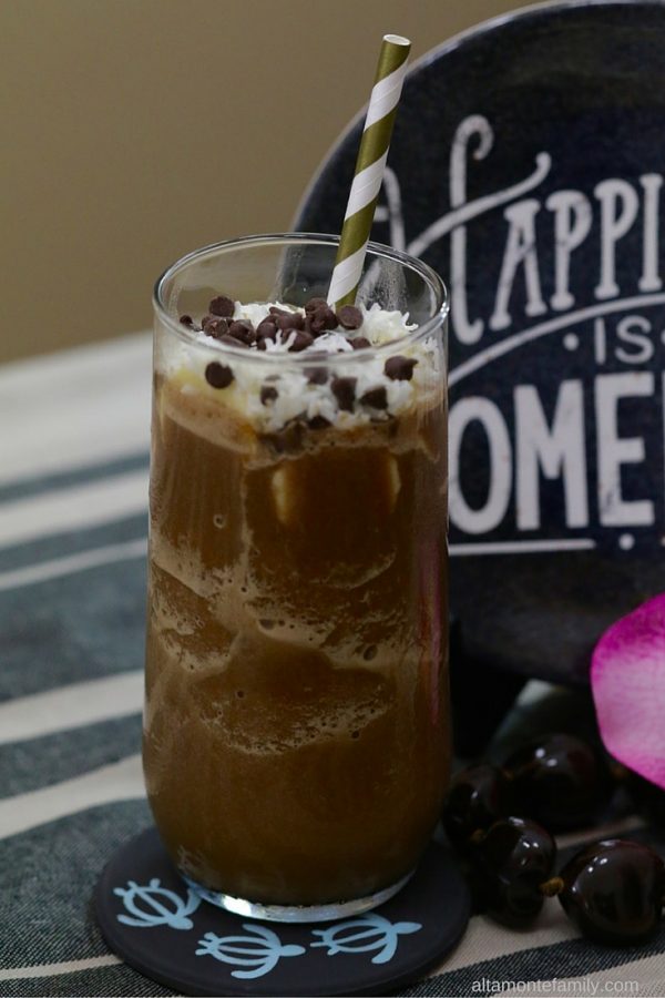 Coconut Mocha Banana Smoothie | Altamonte Family