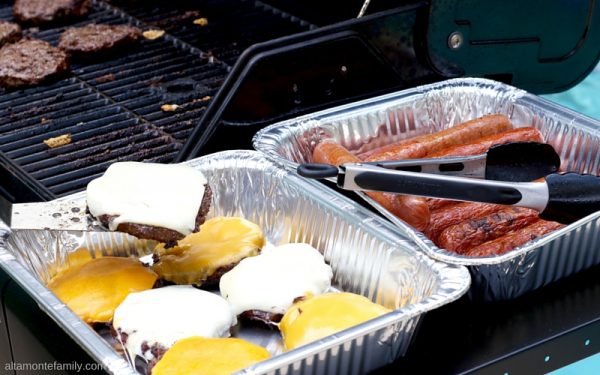 Poolside BBQ Tips + 5-Minute Pineapple Peach Iced Tea