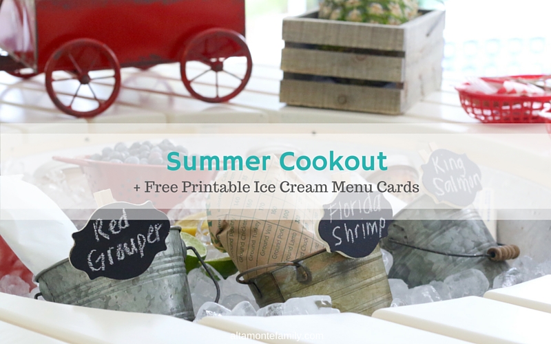 Over The Top Summer Cookout + Party Printables & Ideas