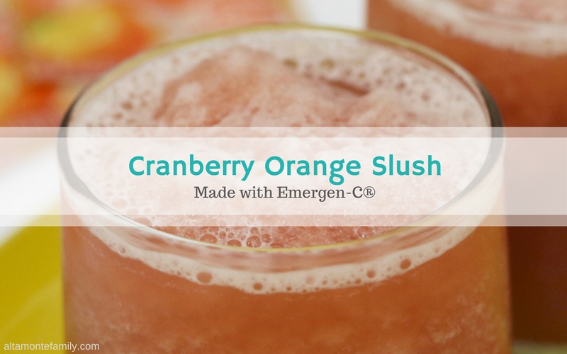 Cranberry Orange Slush | Altamonte Family