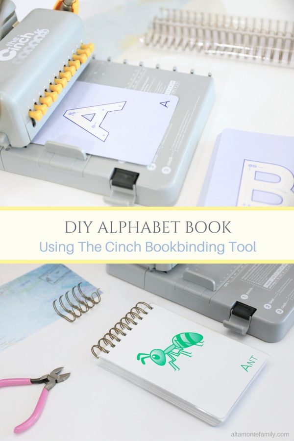 Make A DIY Alphabet Book With The Cinch | Altamonte Family