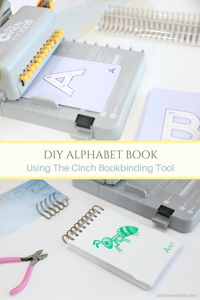Make A DIY Alphabet Book With The Cinch | Altamonte Family