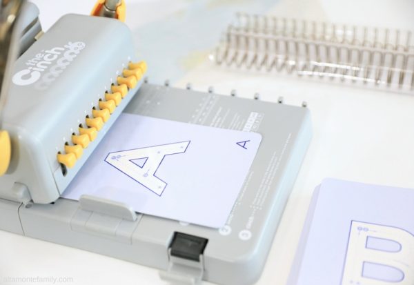 Make A DIY Alphabet Book With The Cinch | Altamonte Family