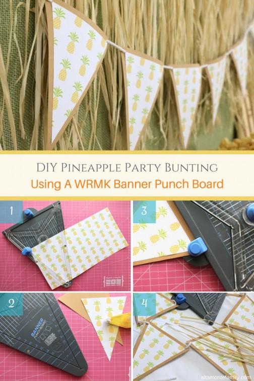 Using The We R Memory Keepers Banner Punch Board